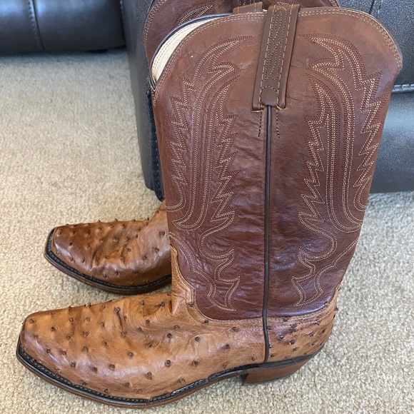 Lucchese | Shoes | Lucchese Luke Mens Ostrich 95d | Poshmark